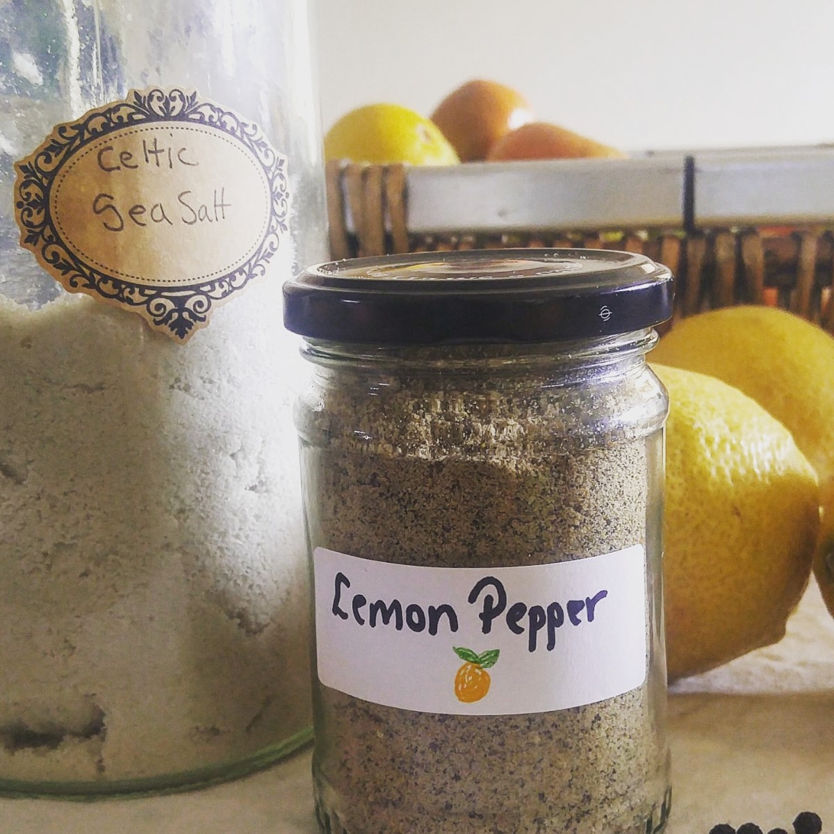 Make your own lemon pepper - Angela's Wild Kitchen